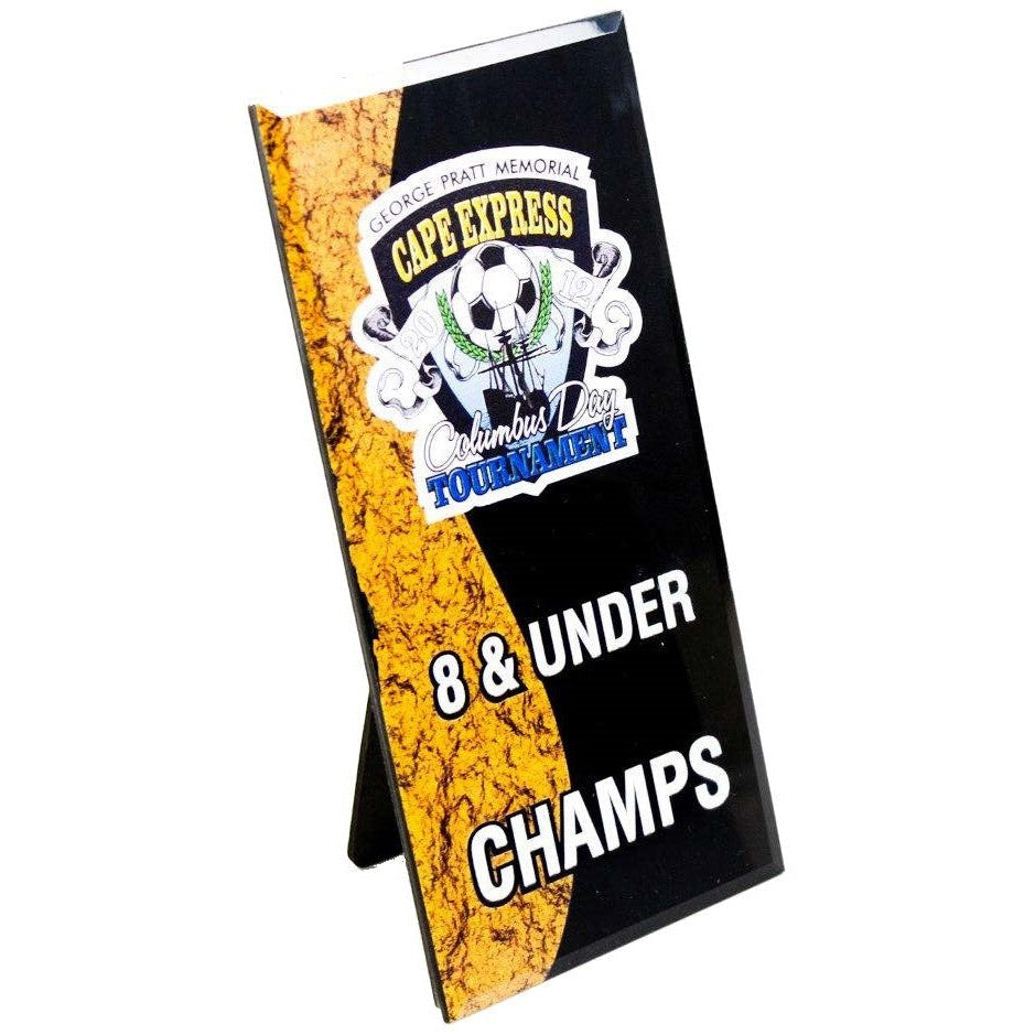 Black Glass Award | Customize with color graphics for a sharp ...