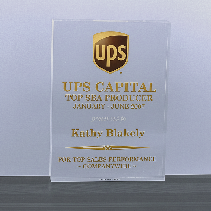 Acrylic Rectangle Block Award | Achievement | Recognition