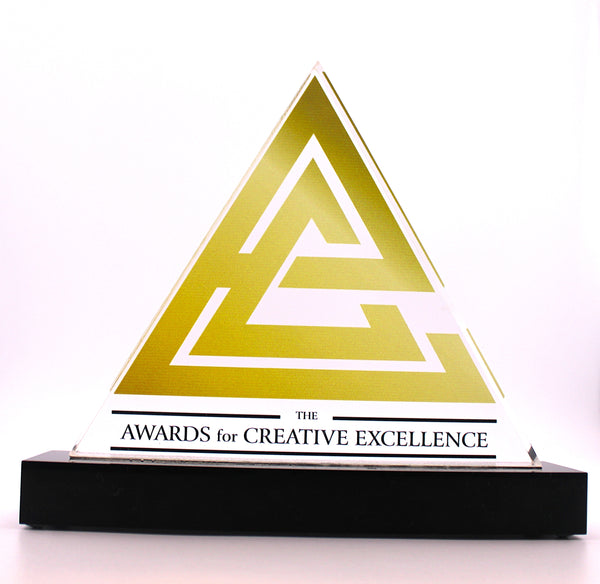 CUSTOM CUT CARTERS PYRAMID AWARD | ATLANTA TROPHY MADE TO YOUR DESIGN