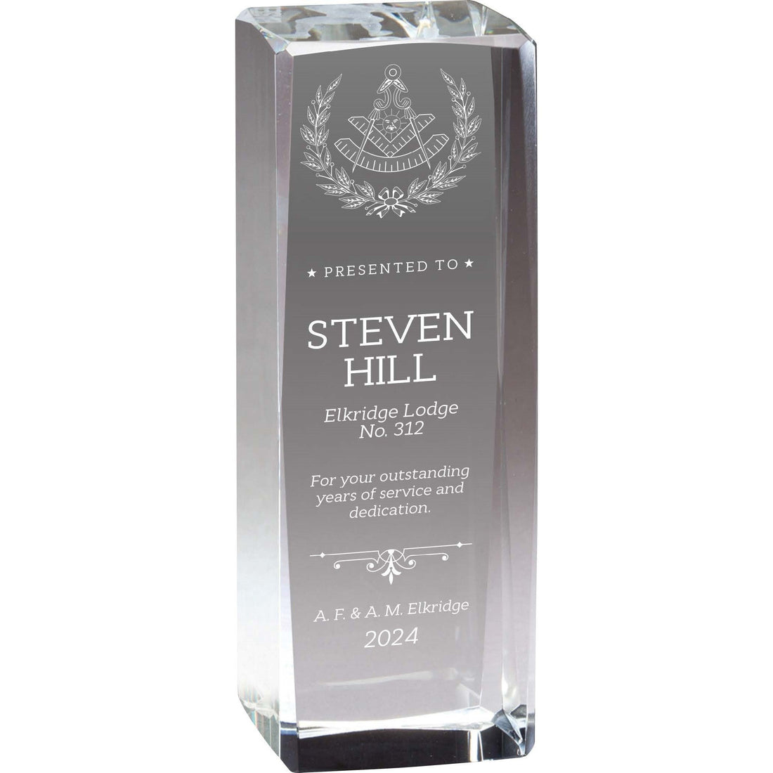 Crystal Block Award