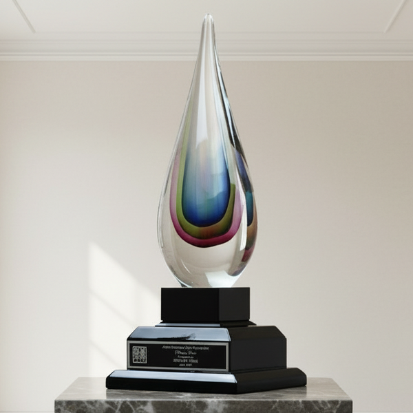 Shop Glass Trophies and Awards | Art Glass Gifts for Achievements