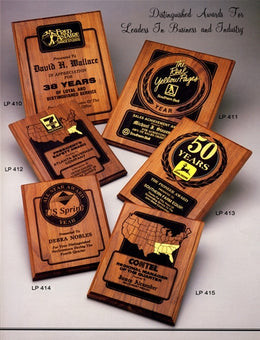 EXECUTIVE WALNUT PLAQUE | LASER AWARDS ATLANTA